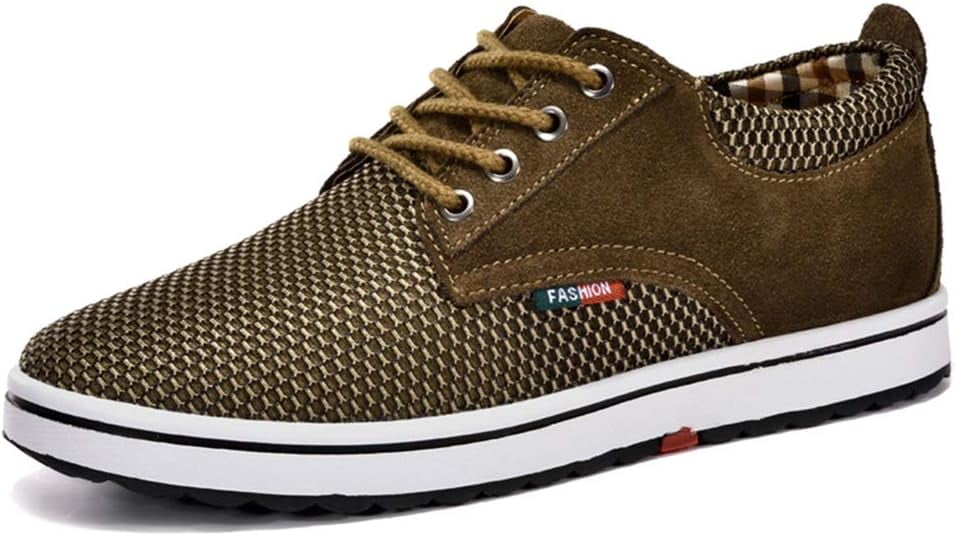 CERYTHRINA Men's Taller Height Increasing Elevator Shoes 2.36'' Lace-up ...