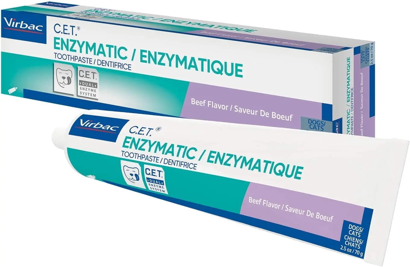 CET Virbac Pet Tartar Control Enzymatic Beef Toothpaste 2.5 oz ...