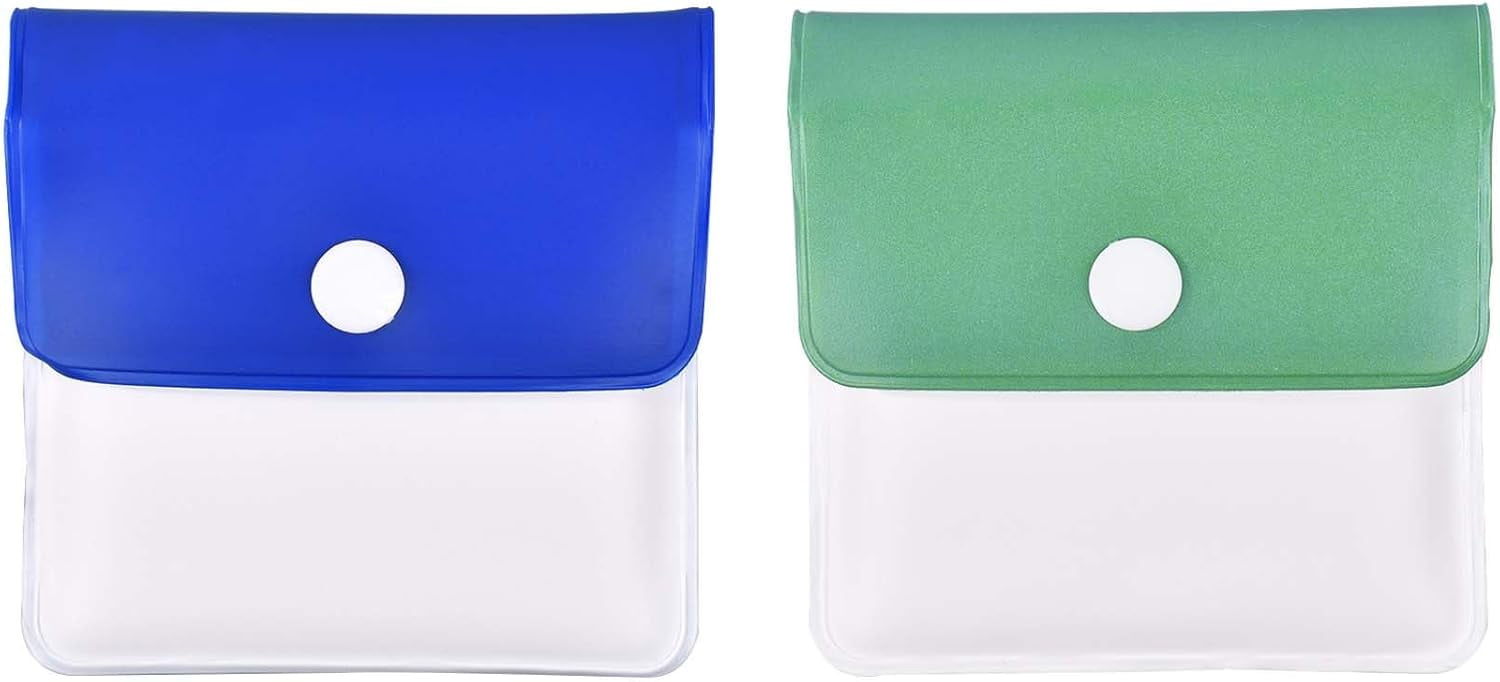 CEYAZYE 4Pcs Portable Pocket Ashtray Pouch PVC Fire-Resistant Eco ...