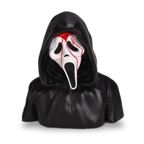 CEklwe Scream Ghostface Blood-Splatter Popcorn Bucket - 9-Inch Ghost ...