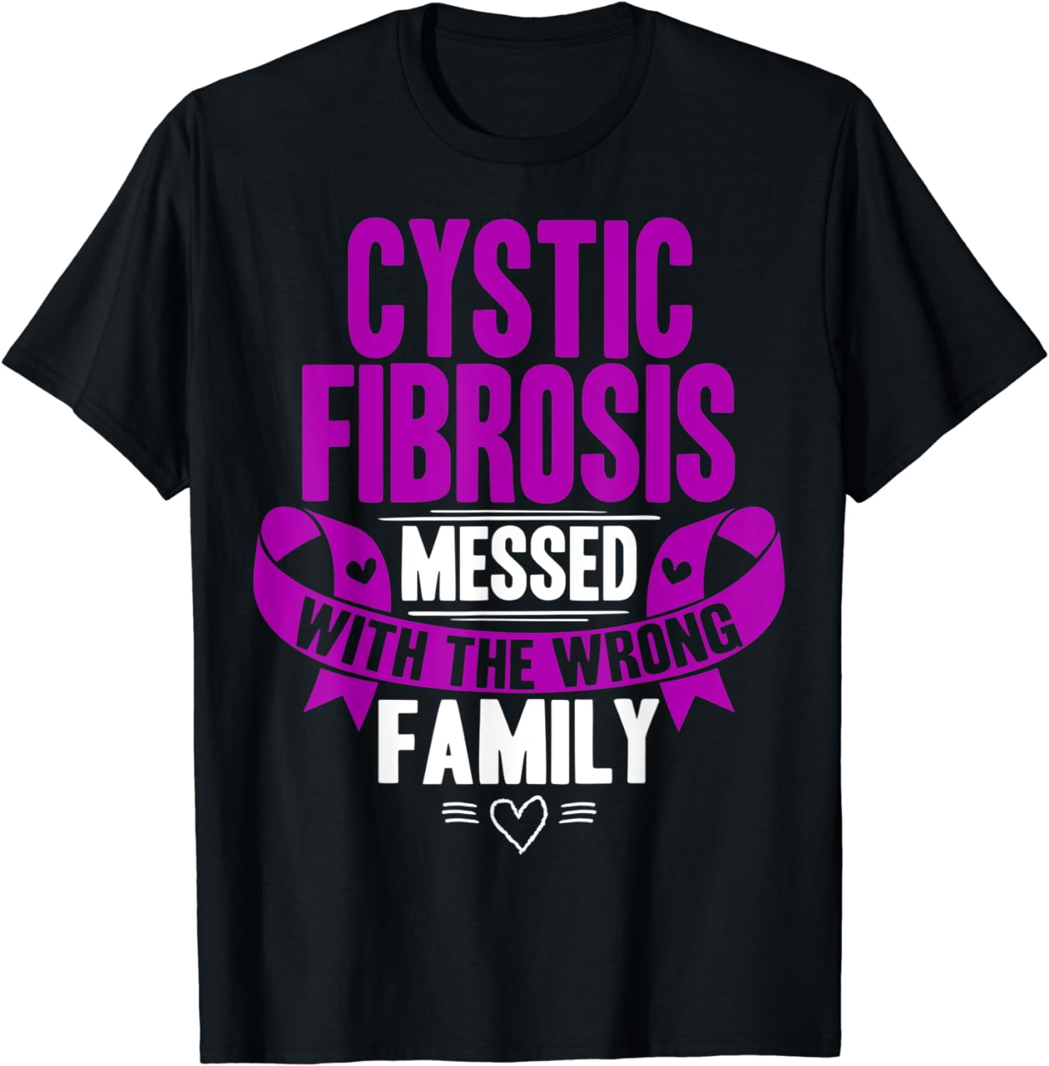 CF Awareness Summer Casual Short Sleeve T-Shirt - Cystic Fibrosis T Shirt - Walmart.com