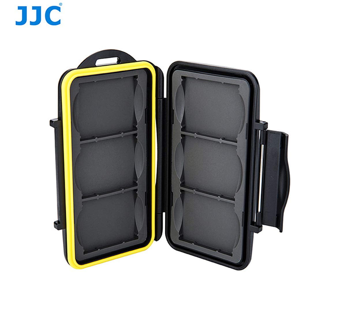 CF Card Case, JJC MC-CF6 Anti-Shock Water Resistant Memory Card Hard ...