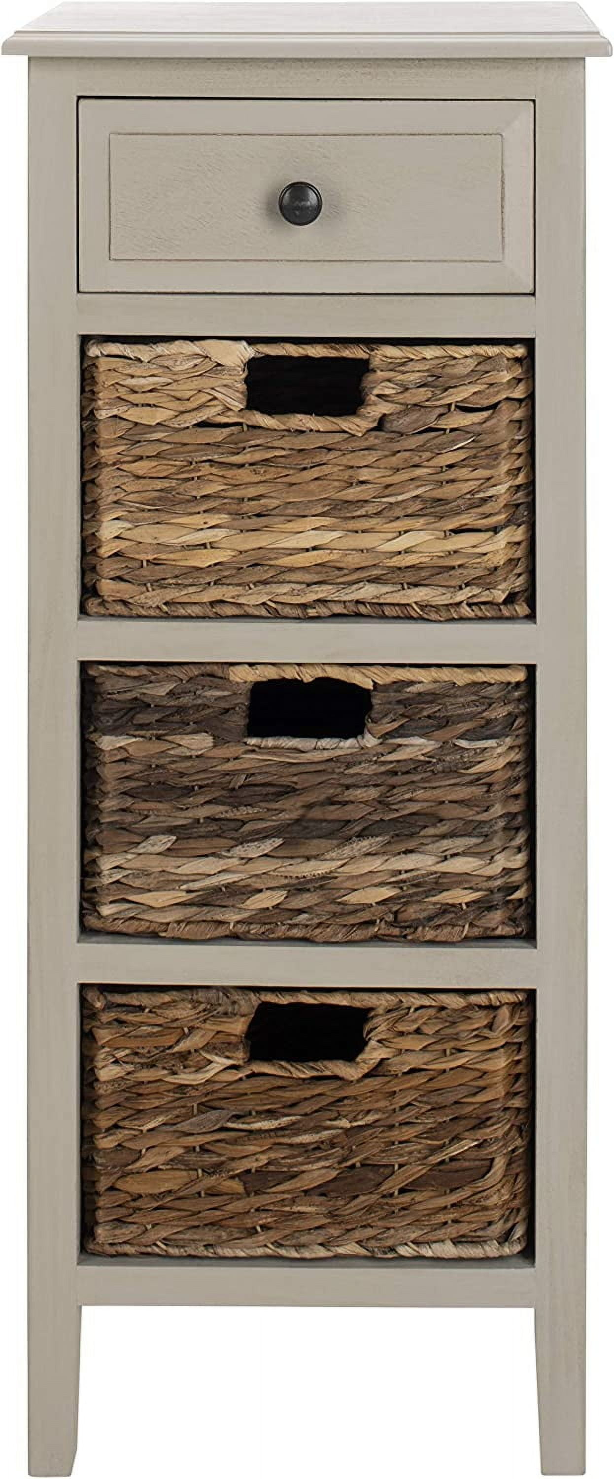 CF Home Michaela Coastal Vintage Grey 4-drawer Side Table - Walmart.com