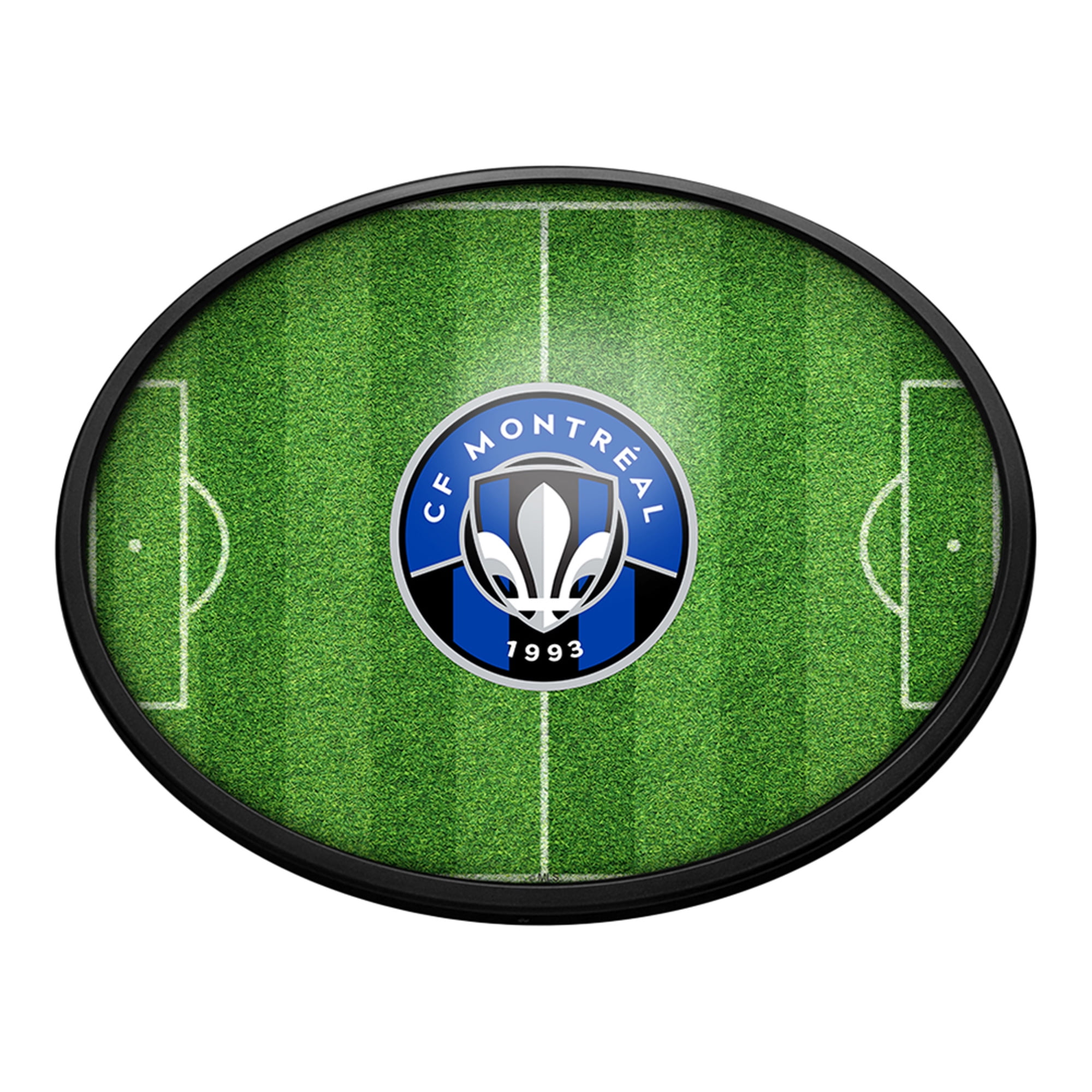 CF Montreal 18'' x 14'' Slimline Illuminated Field Oval Wall Sign - Walmart.com