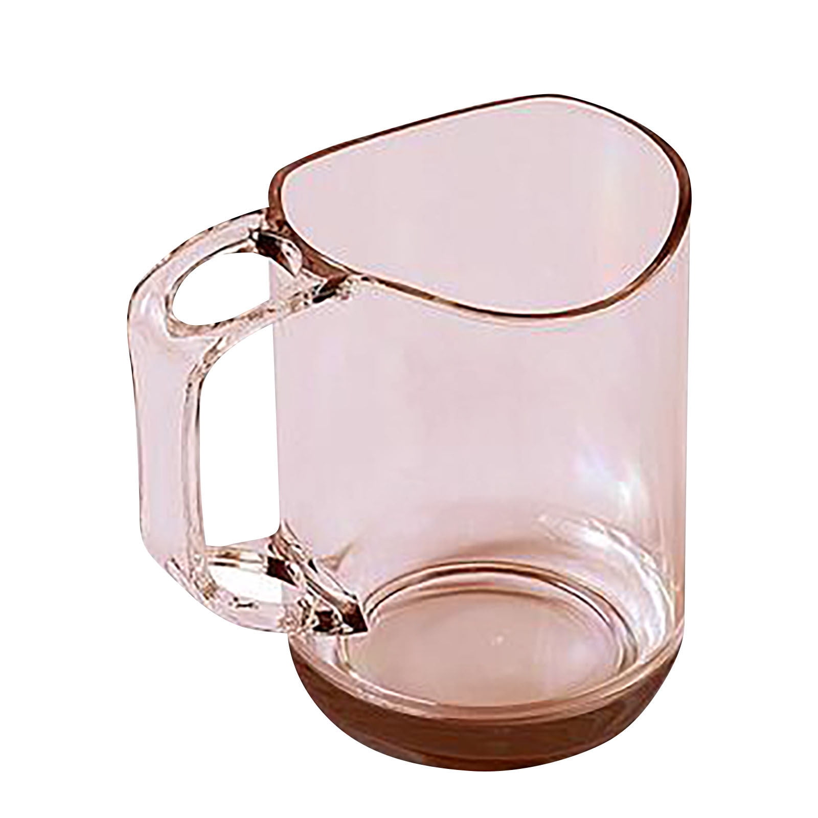 CF Mouthwash Cup Coffee Color Transparent Plastic Travel Toothpaste Cup ...