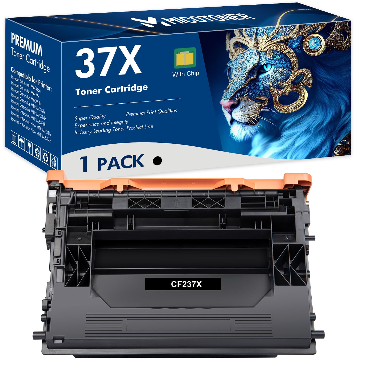 CF237X Compatible for HP 37X Black Laserjet Toner Cartridge for HP ...