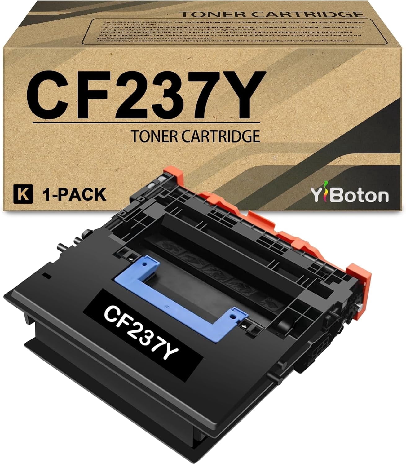 CF237Y 37Y 37 Y Black Toner Cartridge Compatible for M607n M607dn M608n ...