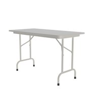 Correll Commercial Duty Plastic Top Folding Table. One-Piece Blow ...