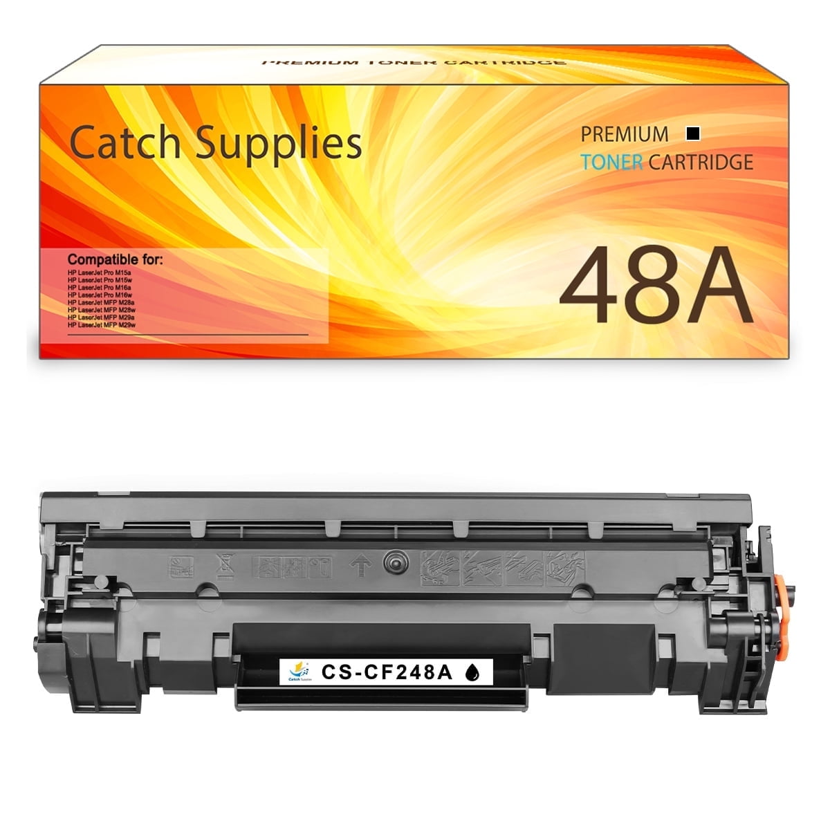 CF248A Catch Supplies Compatible 48A Toner for HP LaserJet Pro M15a ...