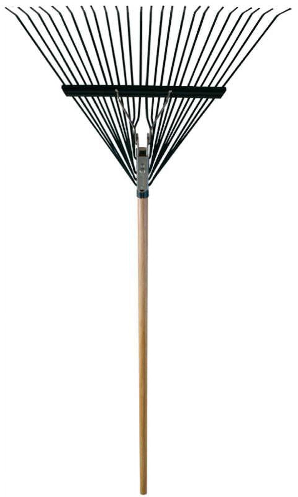 CF24W 48 in Handle 24 in Metal Head Leaf Rake - Walmart.com
