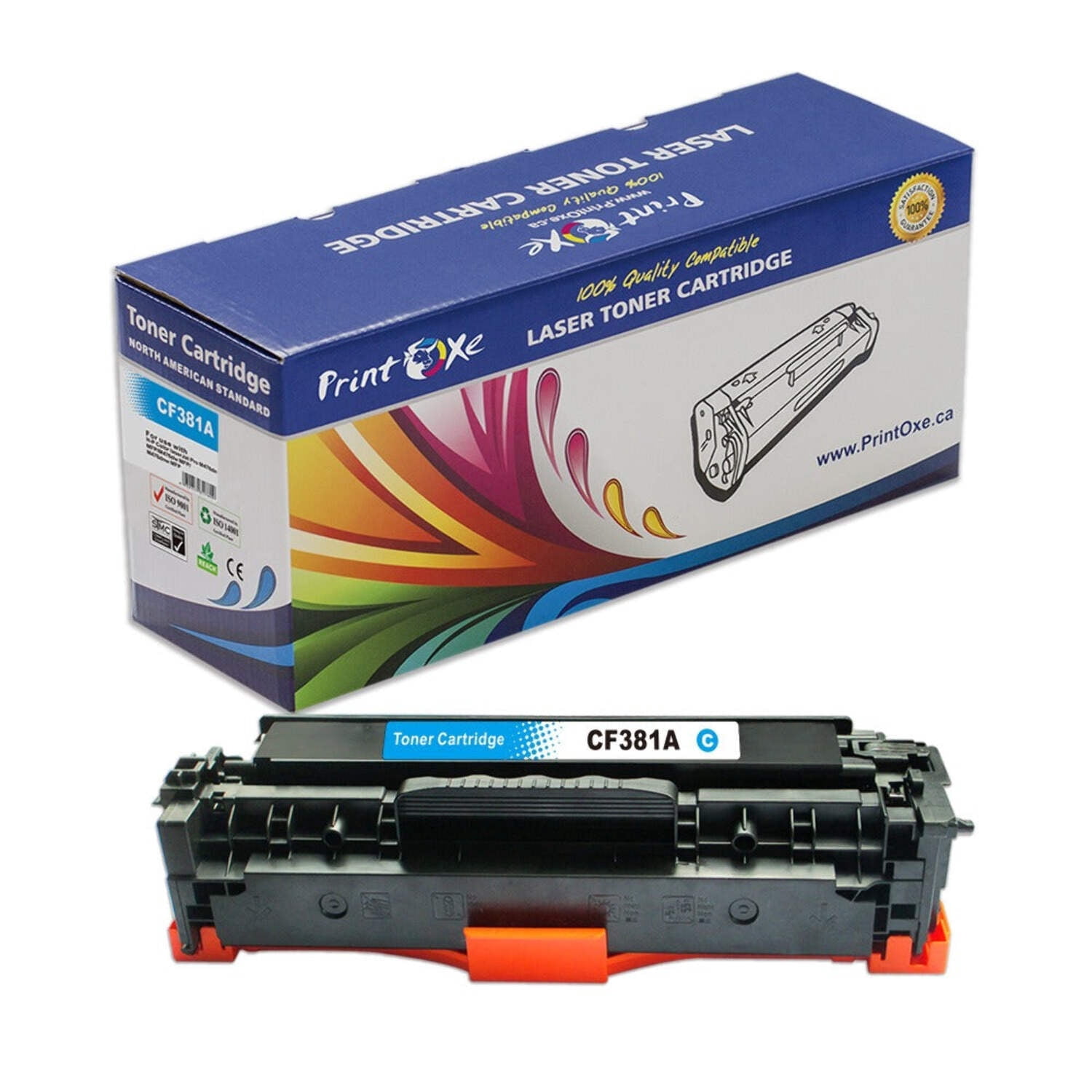 CF381A / 312A Compatible Cyan (Blue) 81A Toner Cartridge 312X for HP ...