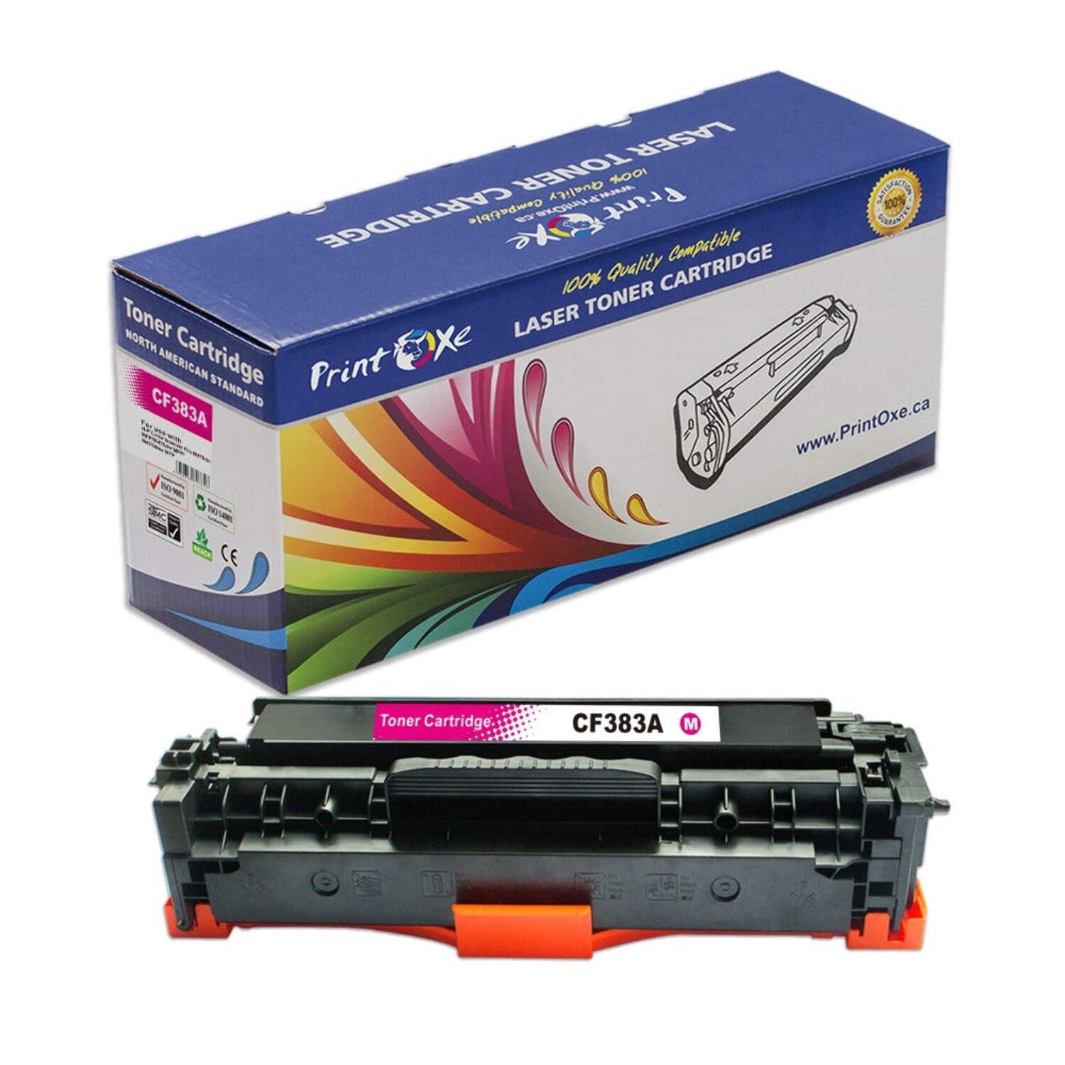 CF383A / 312A Magenta (Red) Compatible 82A Toner Cartridge 312X for HP ...