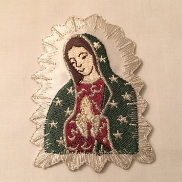 Virgin Maria Guadalupe Virgen Maria Christening Baptism Embroidered ...