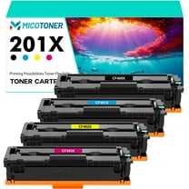 201X Toner Cartridges Compatible for HP 201X 201A CF400A CF400X Color ...