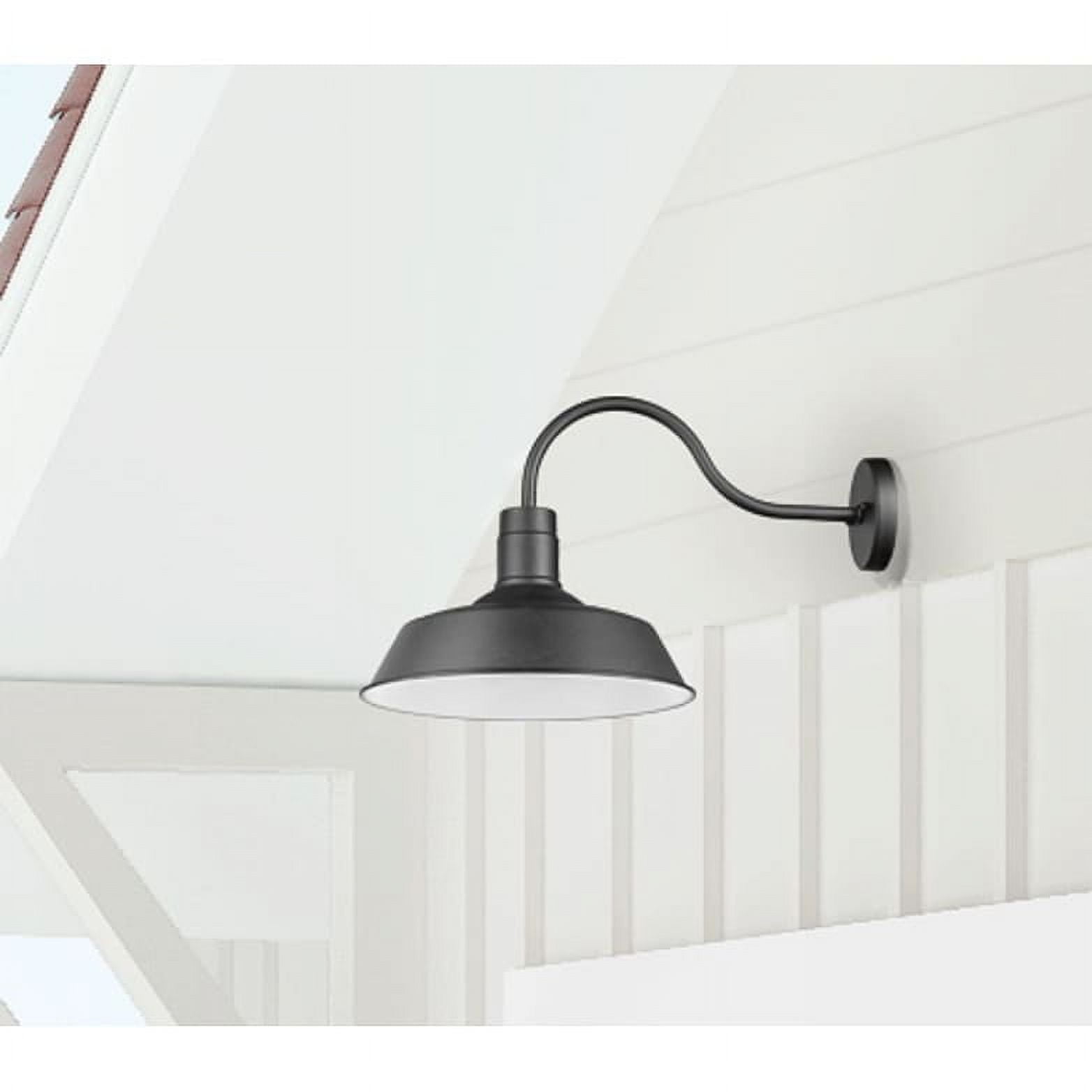 CFC Lighting Farmhouse 1 Light Black 14 in Barn Light - Walmart.com