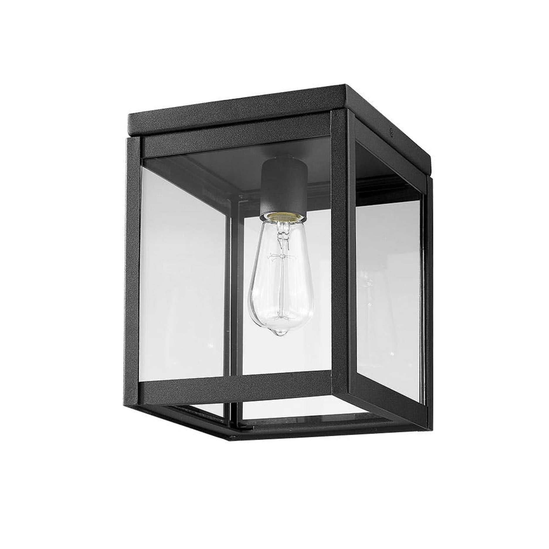 CFC Lighting Simple Square Ceiling Outdoor in Black - Walmart.com