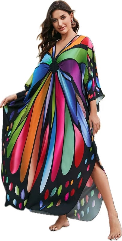 CFCSRP Plus Size Caftans Moo Moo for Women Swimsuit Cover up Summer ...