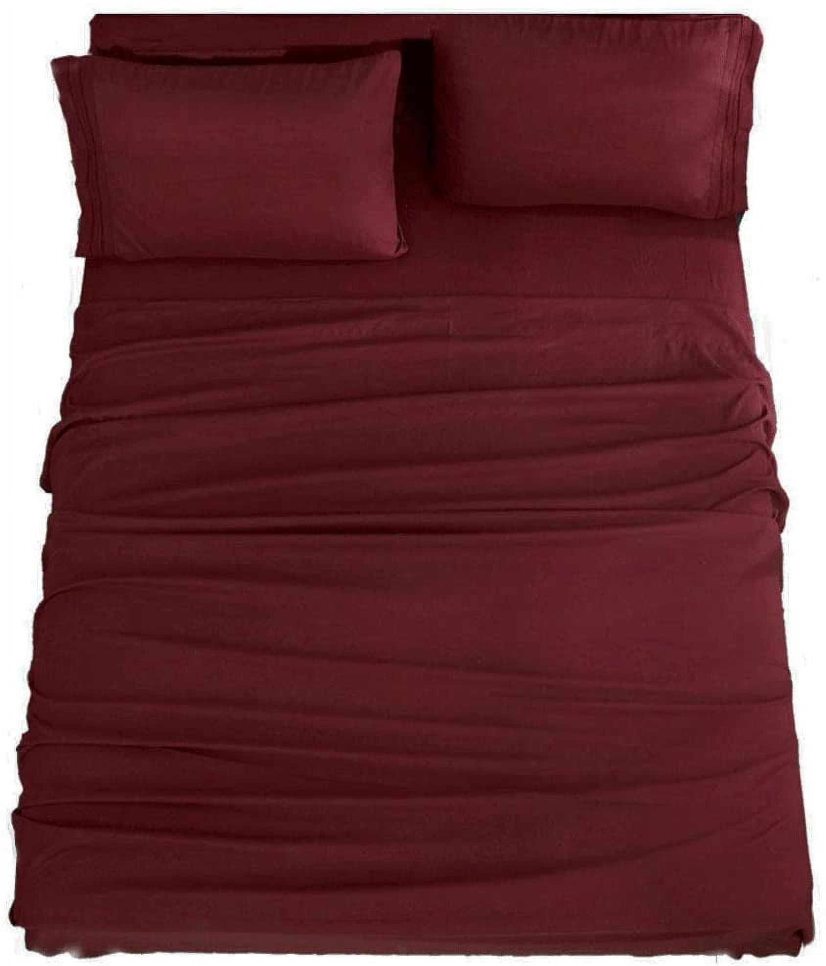 CFCYUBOU Bed Sheet Set Super Soft Microfiber 1800 Thread Count Luxury ...