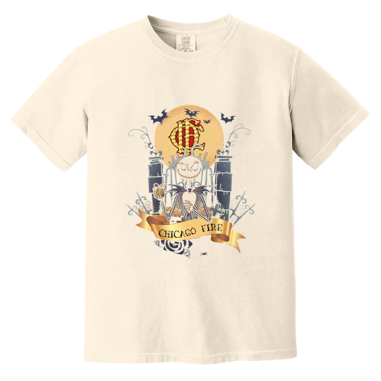 CFD Firefighter Tactical Graphic Tribute for Heroes Comfort Color T ...
