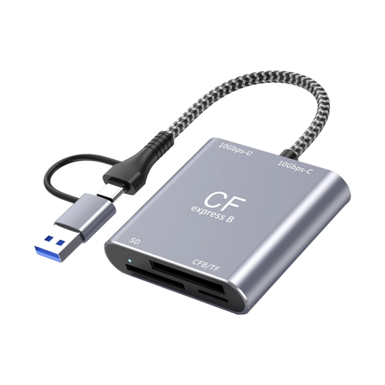 CFE Type B Card Reader 10Gbps USB3.2 Gen 2 Type C Memory Card Adapter ...