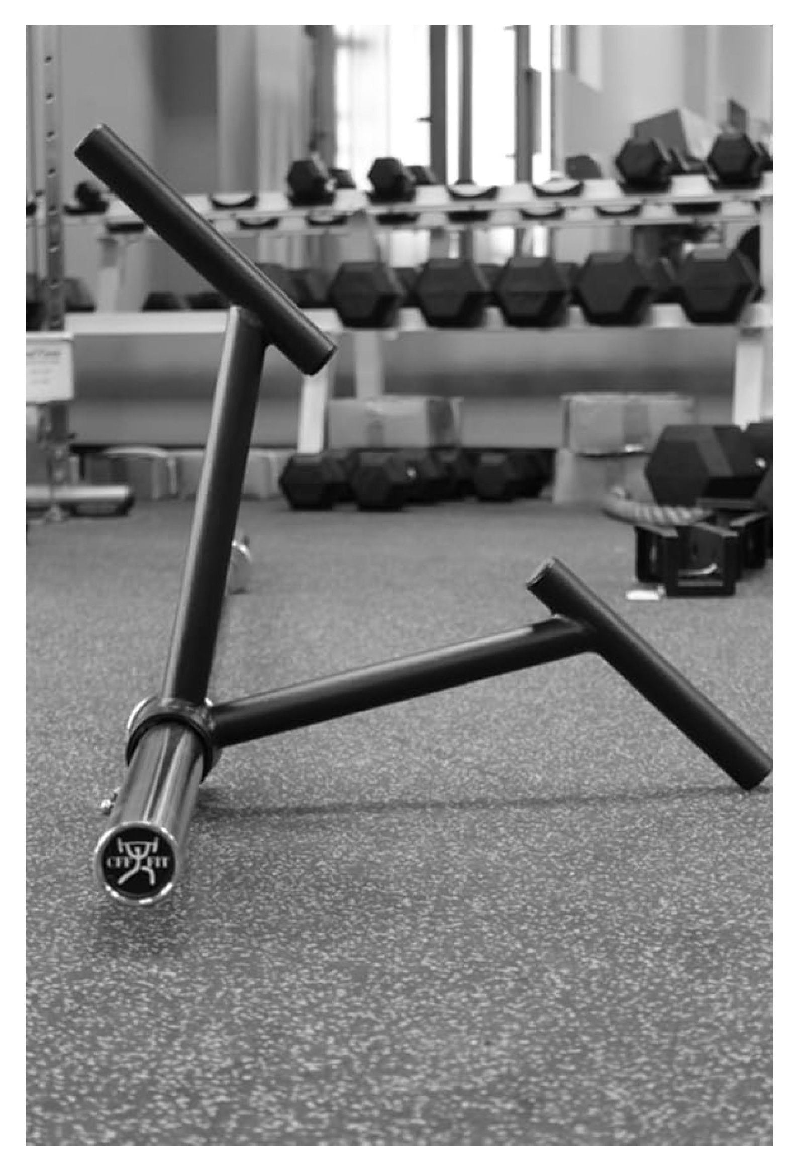 CFF Heavy Duty T-Bar Row Landmine Handle w/34 mm Grip - Wide grip for ...