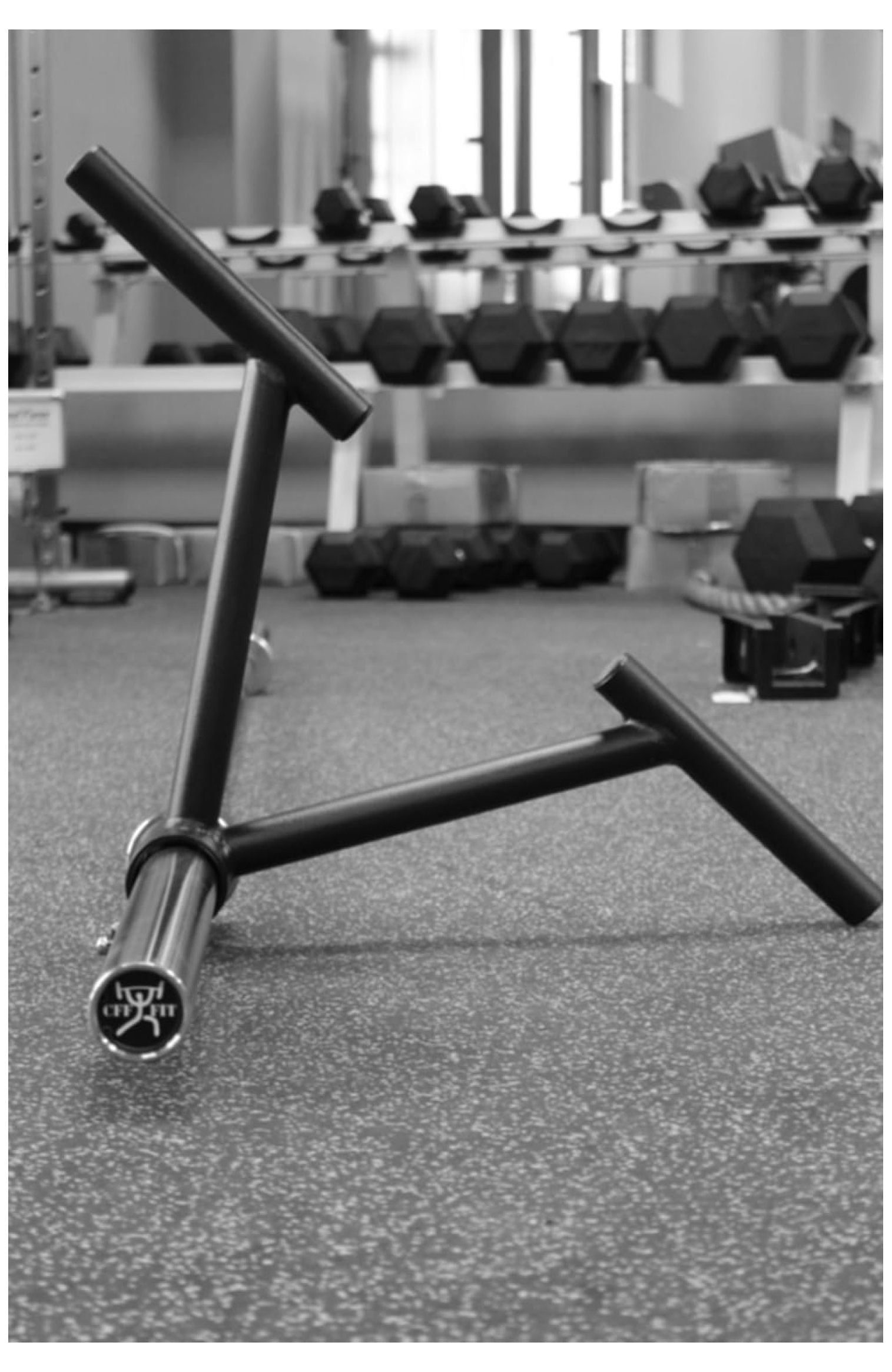 CFF Heavy Duty T-Bar Row Landmine Handle w/34 mm Grip - Wide grip for ...