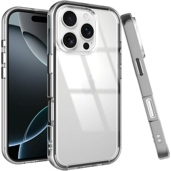 CFHADD-Acrylic 2 in 1 for iPhone 14 Pro CaseAnti-Yellowing, Military ...