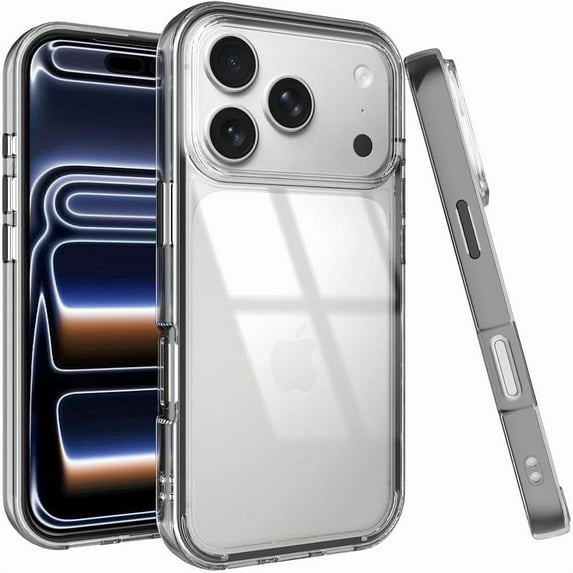 CFHADD-Acrylic 2 in 1 for iPhone 17 Pro MAX CaseAnti-Yellowing ...