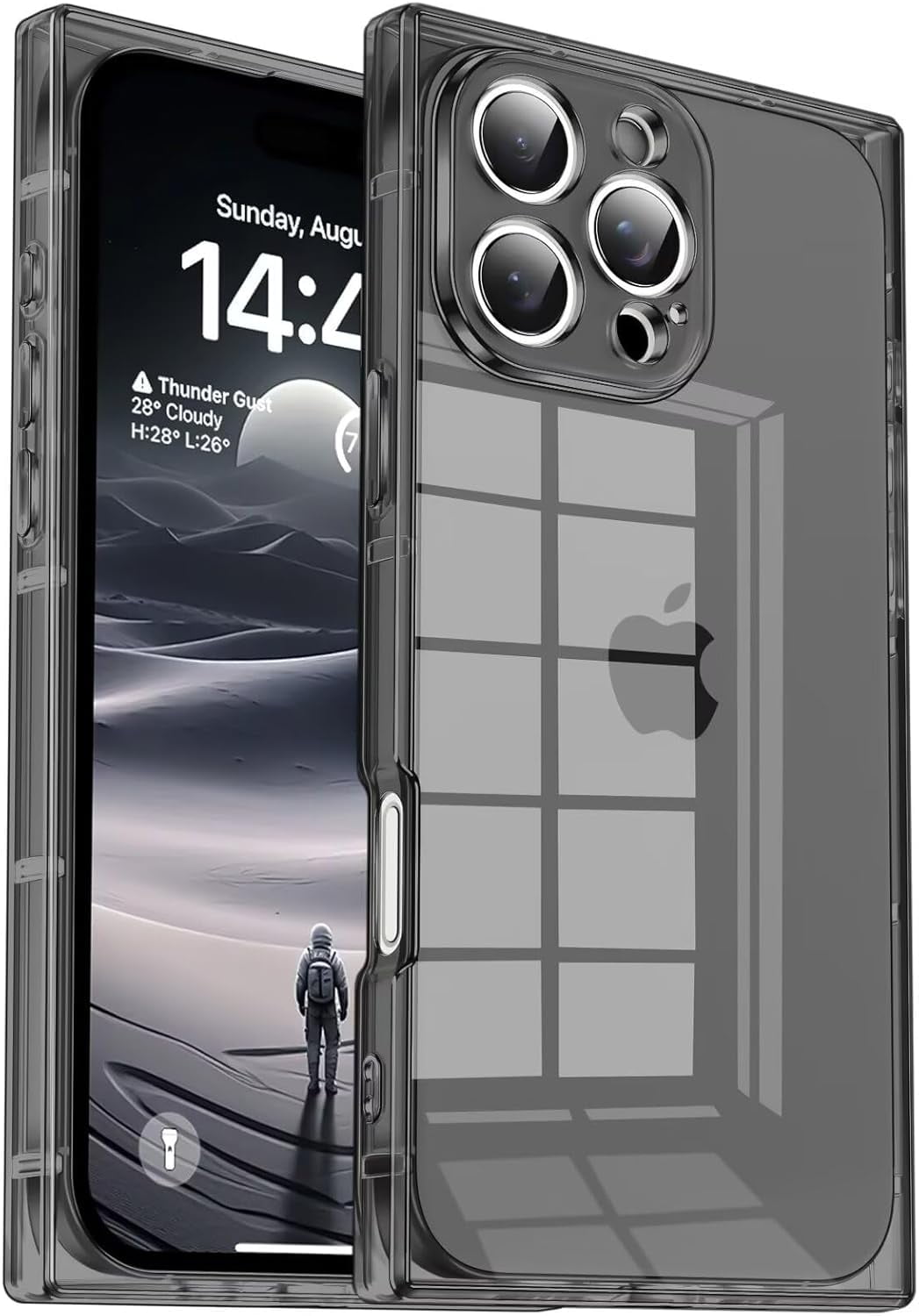 CFHADD-Case Compatible with iPhone 16 Pro Max Clear Case,Camera ...