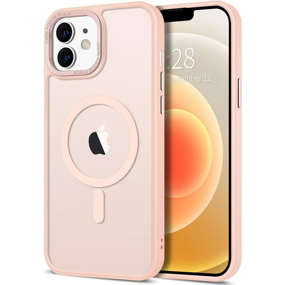 CFHADD-Case for iPhone 12 Mini Case Magnetic Translucent Matte Phone ...