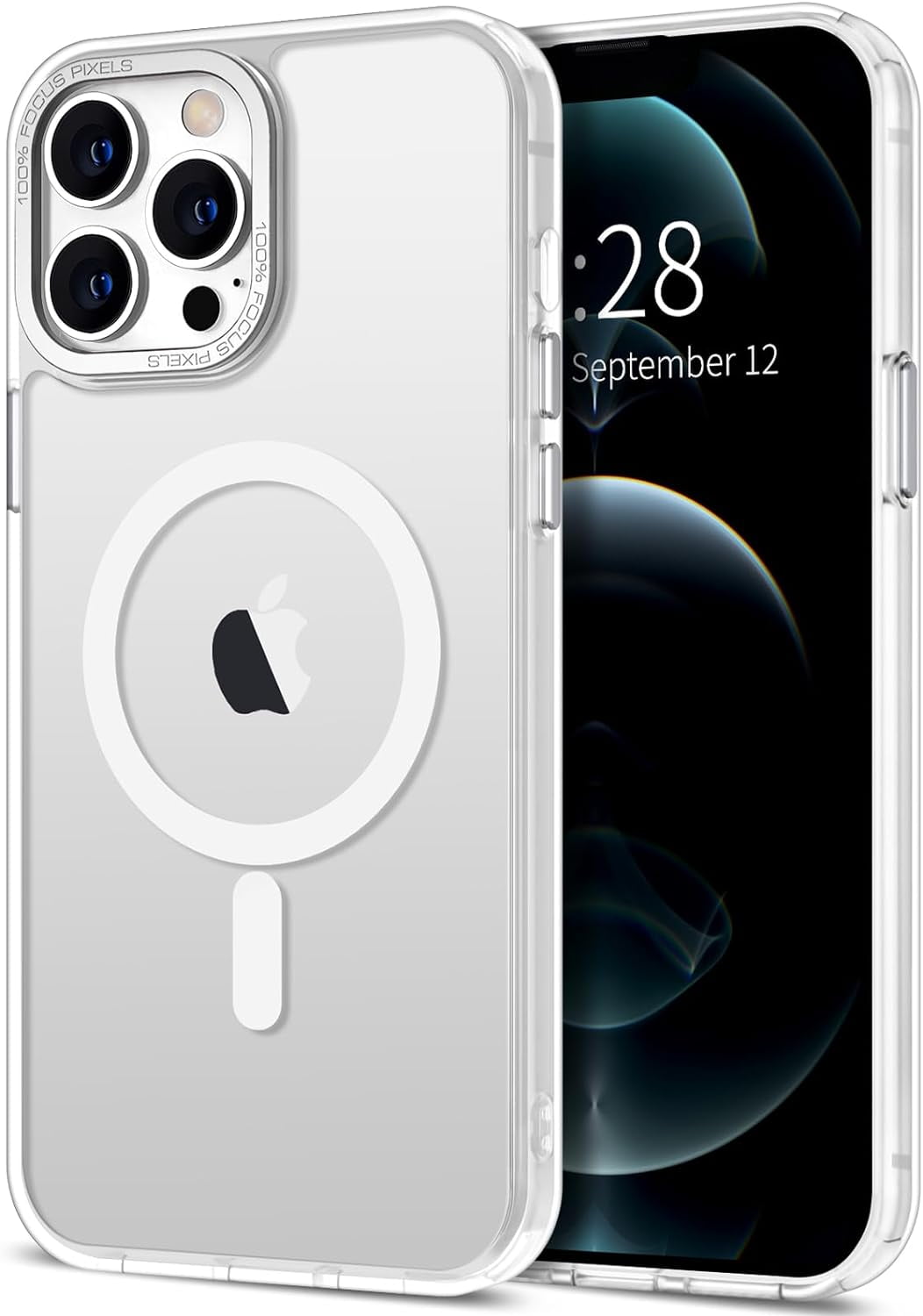 CFHADD-Case for iPhone 12 Pro Case Magnetic Translucent Matte Phone ...