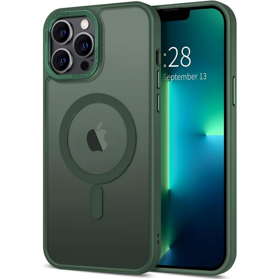 CFHADD-Case for iPhone 13 Pro Max Case Magnetic Translucent Matte Phone ...