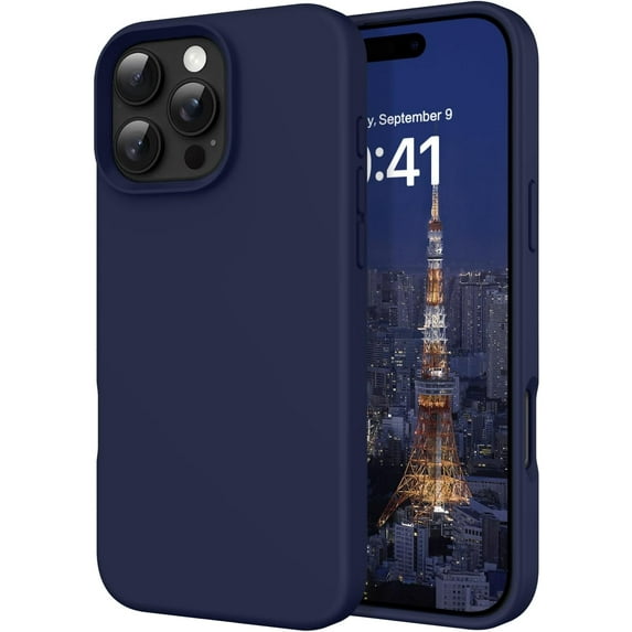 CFHADD-Case for iPhone 16 Pro 6.3'' Case Smooth Liquid Silicone Soft ...