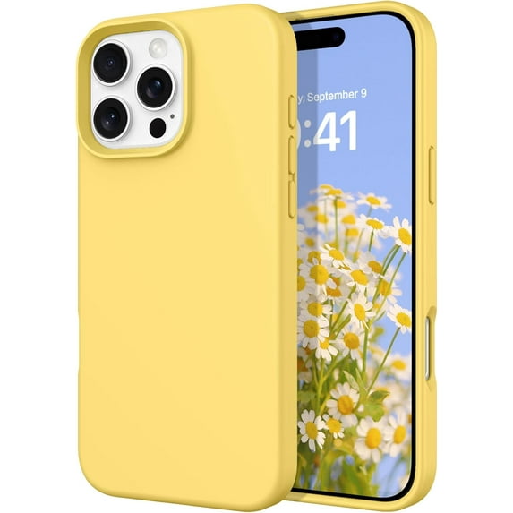 CFHADD-Case for iPhone 16 Pro Max 6.9'' Smooth Liquid Silicone Soft Gel ...