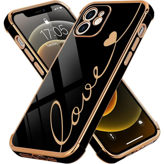 CFHADD-Compatible with iPhone 12 Case for Women Girls, Cute Luxury ...