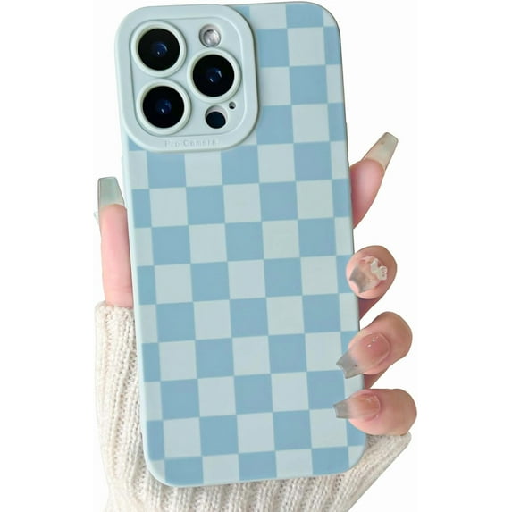 CFHADD-Compatible for iPhone 12 Pro Max Case Cute Checkerboard Lattice ...