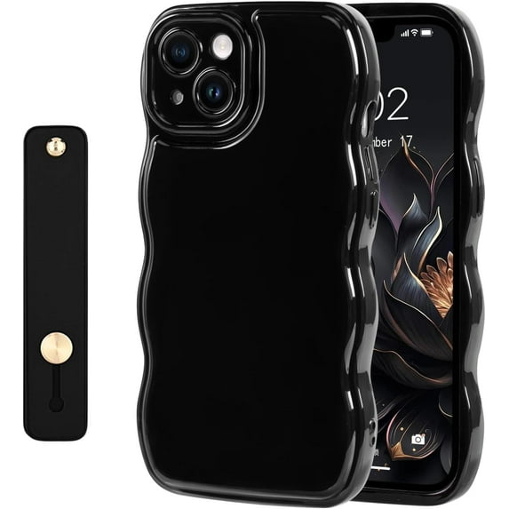 CFHADD-Compatible with iPhone 13 Case Cute Simple Wave Design Stylish ...