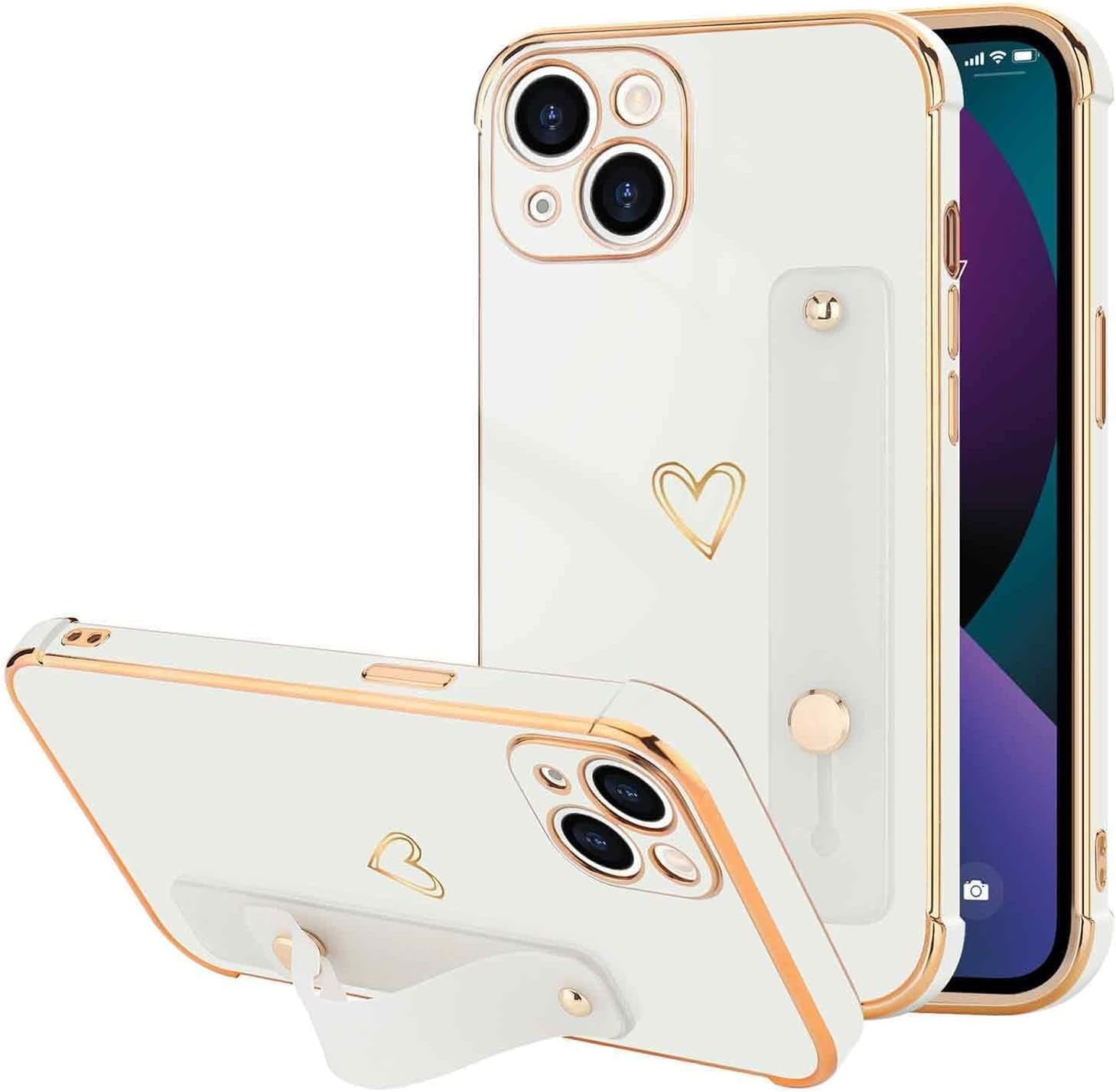 CFHADD-Compatible with iPhone 13 Case for Women Girls, Bling Luxury ...