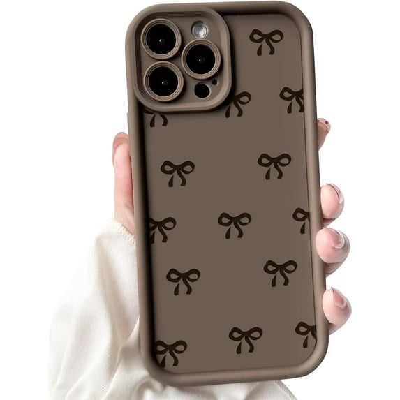 CFHADD-Compatible with iPhone 14 Pro Case Cute Stylish Bow Knot Ribbon ...
