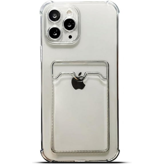 CFHADD-Compatible with iPhone 14 Pro Max Case, Clear Protective Card ...