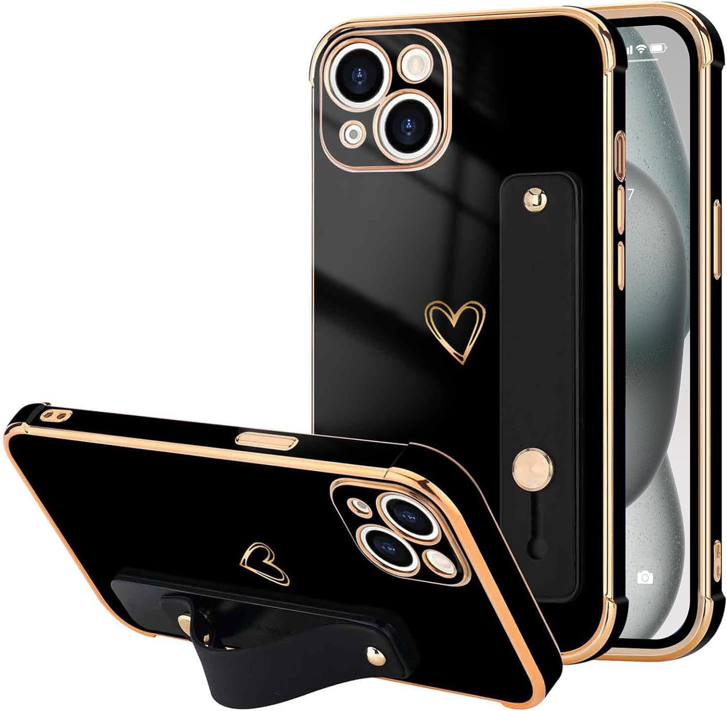 CFHADD-Compatible with iPhone 15 Case for Women Girls, Bling Luxury ...