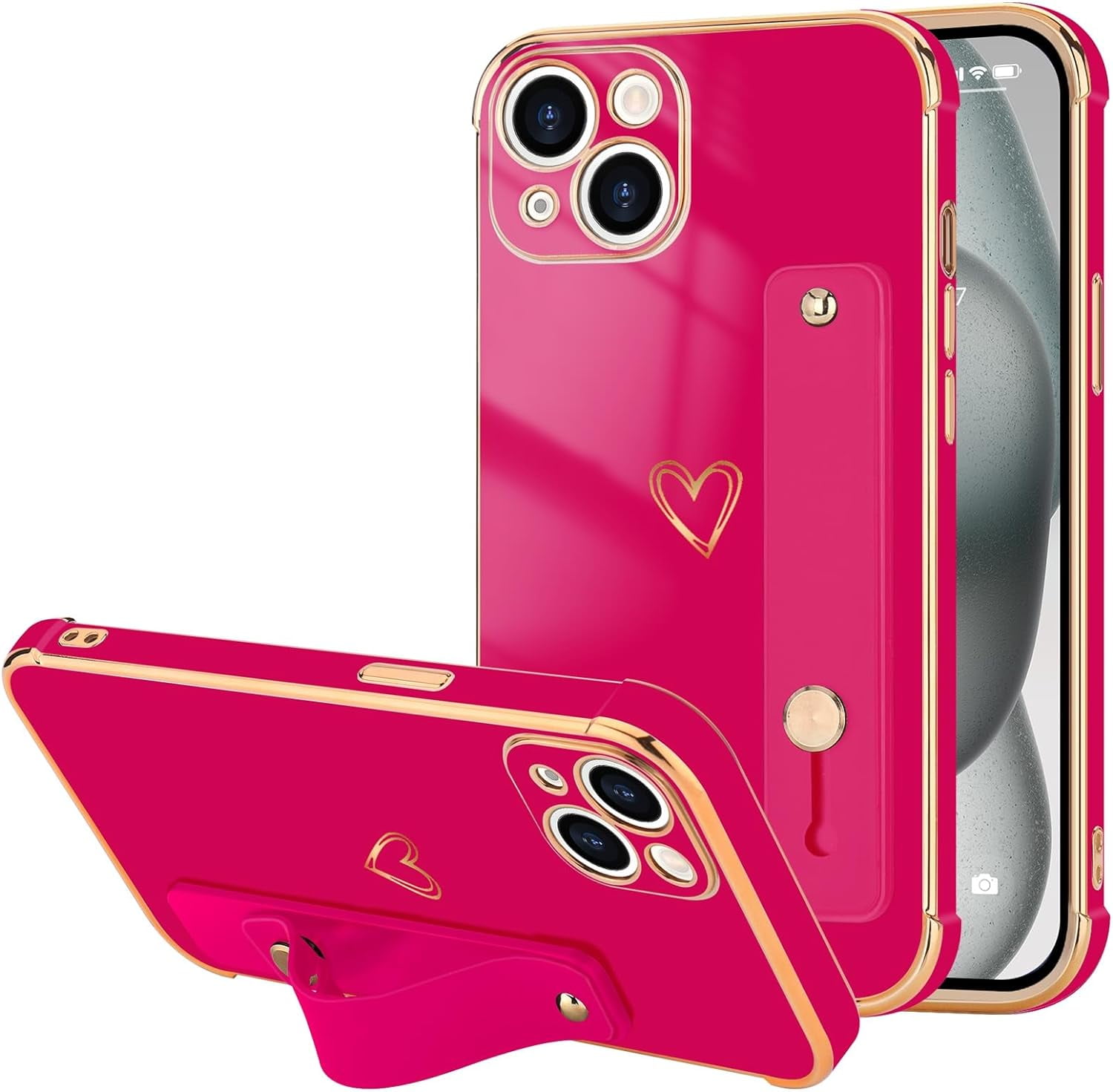 CFHADD-Compatible with iPhone 15 Case for Women Girls, Bling Luxury ...