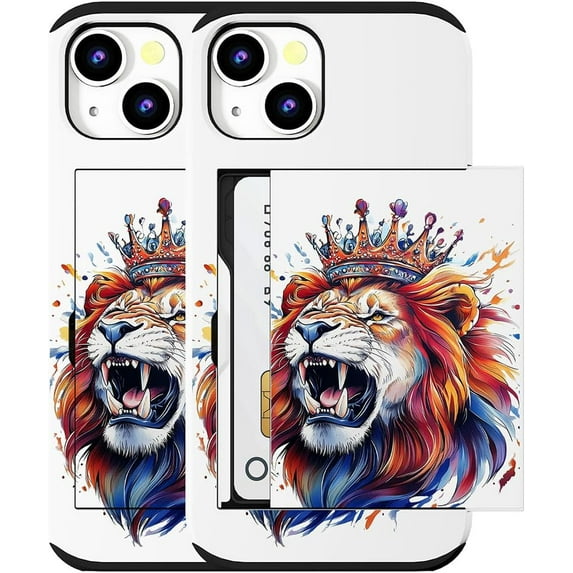 CFHADD-Compatible for iPhone 15 Plus Case with Card Holder Cute ...