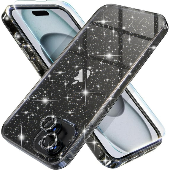 CFHADD-Compatible for iPhone 15 Plus Case Women Phone Case, Cute Bling ...