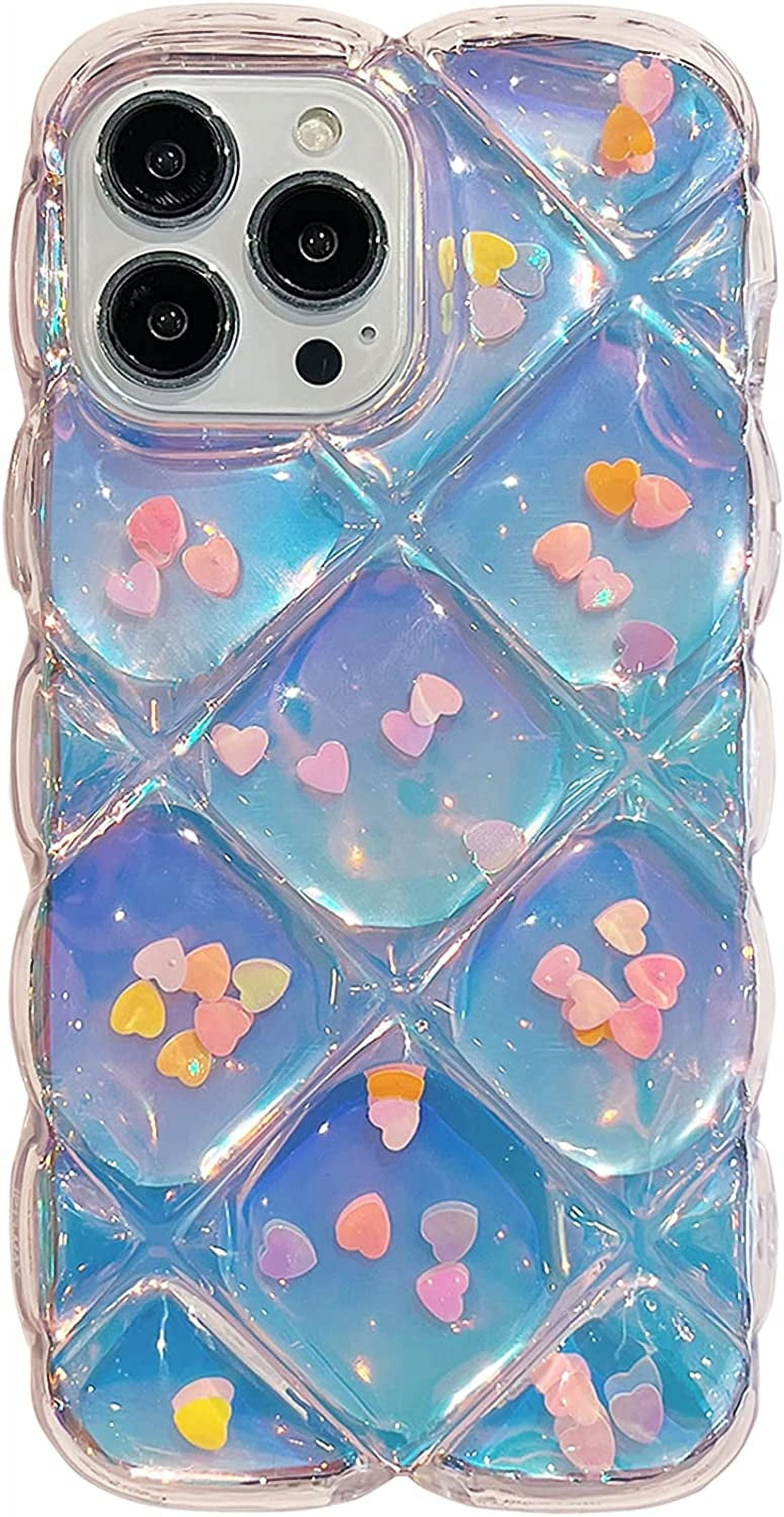 CFHADD-Compatible with iPhone 15 Pro Max Case 6.7",Cute Laser Gradual ...