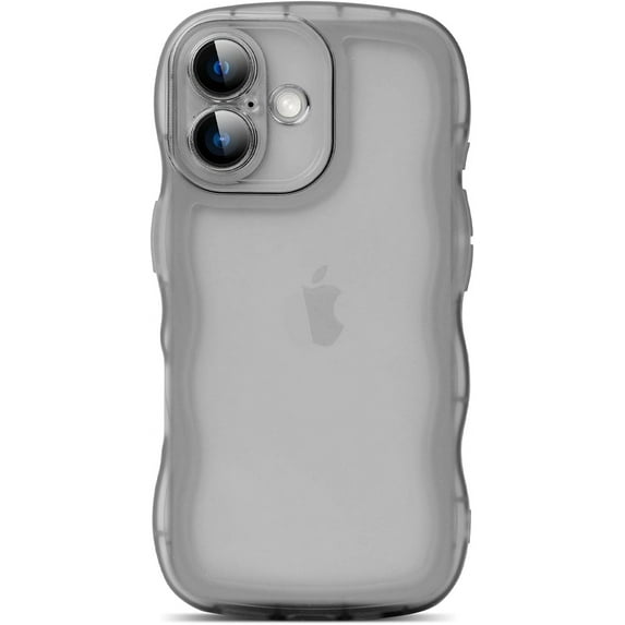 CFHADD-Compatible with iPhone 16 Case 6.1" 2024, Cute Kawaii Curly Wave ...