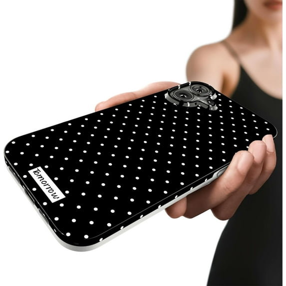 CFHADD-Compatible with iPhone 16 Case, with Polka Dot Aesthetics Design ...