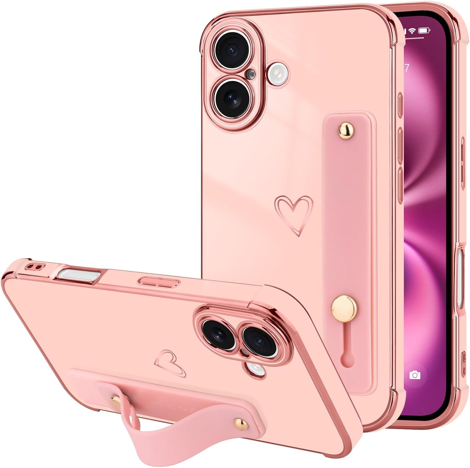 CFHADD-Compatible with iPhone 16 Case for Women Girls, Bling Luxury ...