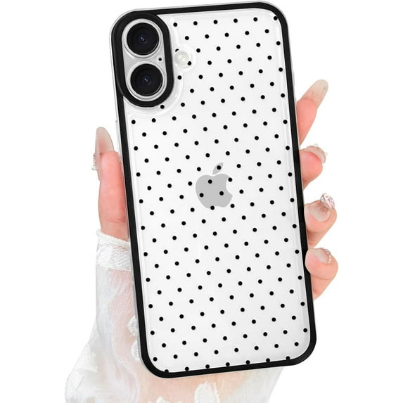 CFHADD-Compatible with iPhone 16 Plus Case with Clear Cute Fashion ...