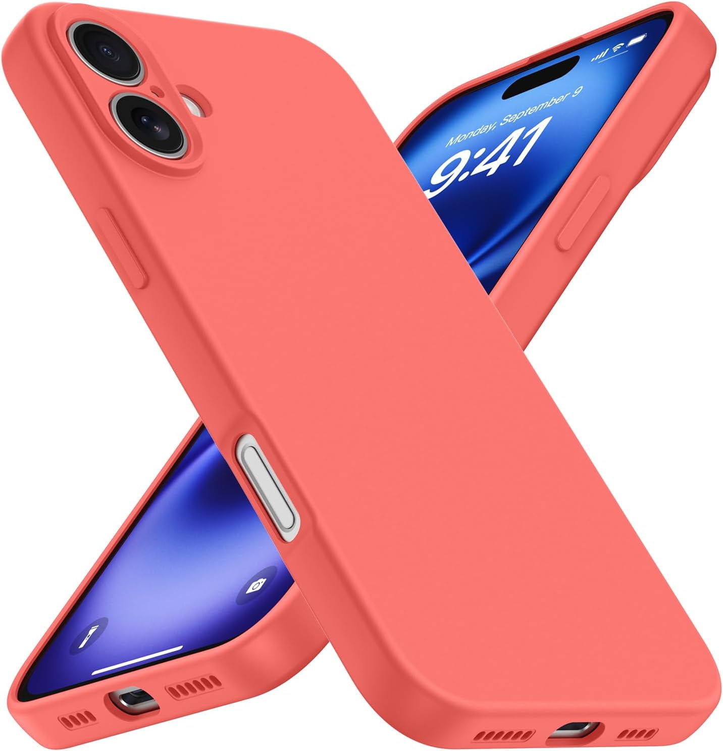 CFHADD-Compatible with iPhone 16 Plus Case, Liquid Silicone Upgrade ...